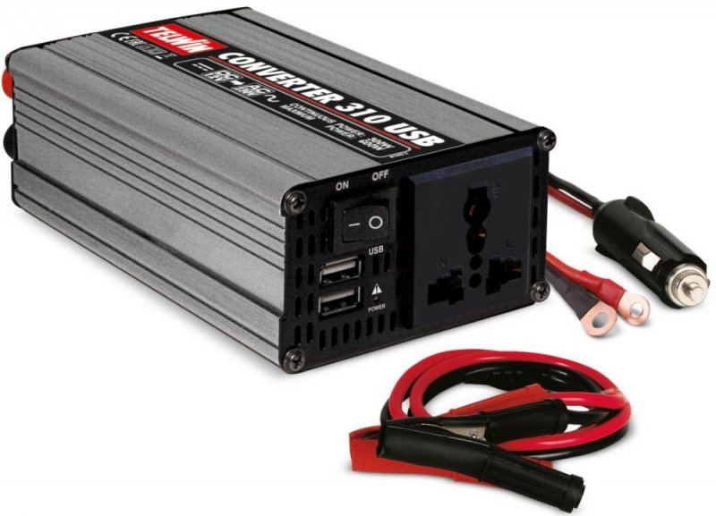 Techno Pro - scule.ro - Convertor 12V-220V 300W + 2 PRIZE USB ...